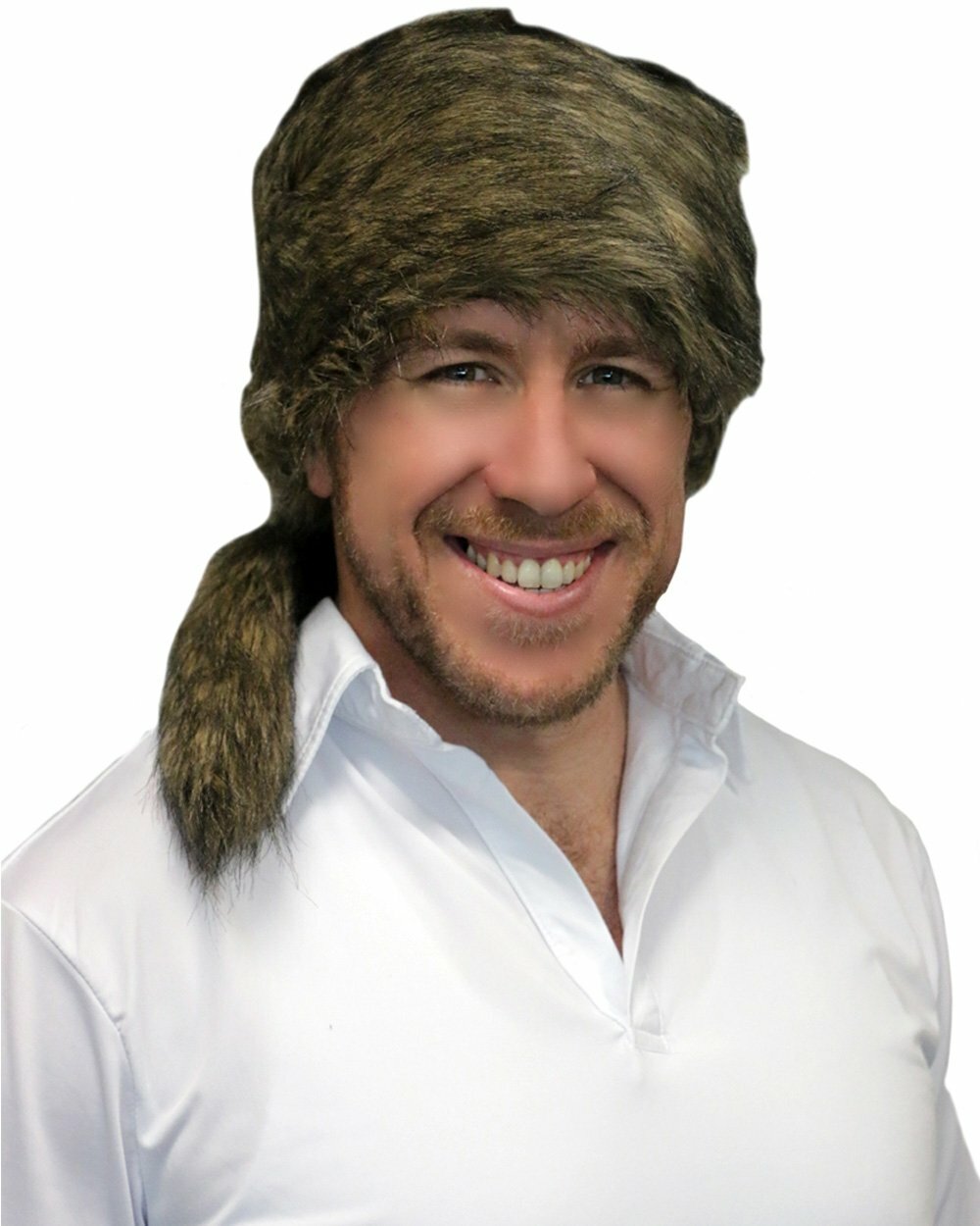 AS252 Davey Crockett Daniel Boone Raccoon Coonskin Trapper Fur Costume ...