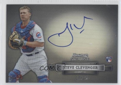 2012 Bowman Sterling Rookie Black Refractor /25 Steve Clevenger #BSAR ...