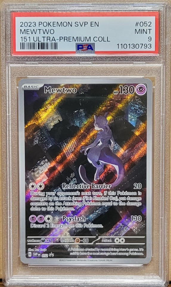 2023 Pokemon 151 Mew ex metal, Mewtwo, Mew ex UPC Set PSA 10,9,8 | eBay