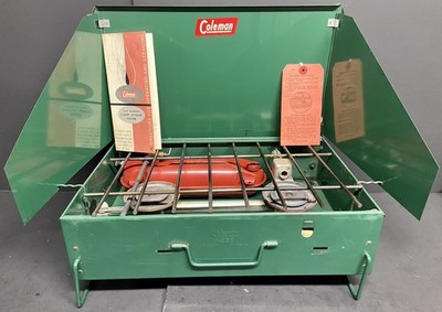 Vintage Coleman 425B Camp Stove Two Burner Camping Gear - Excellent ...