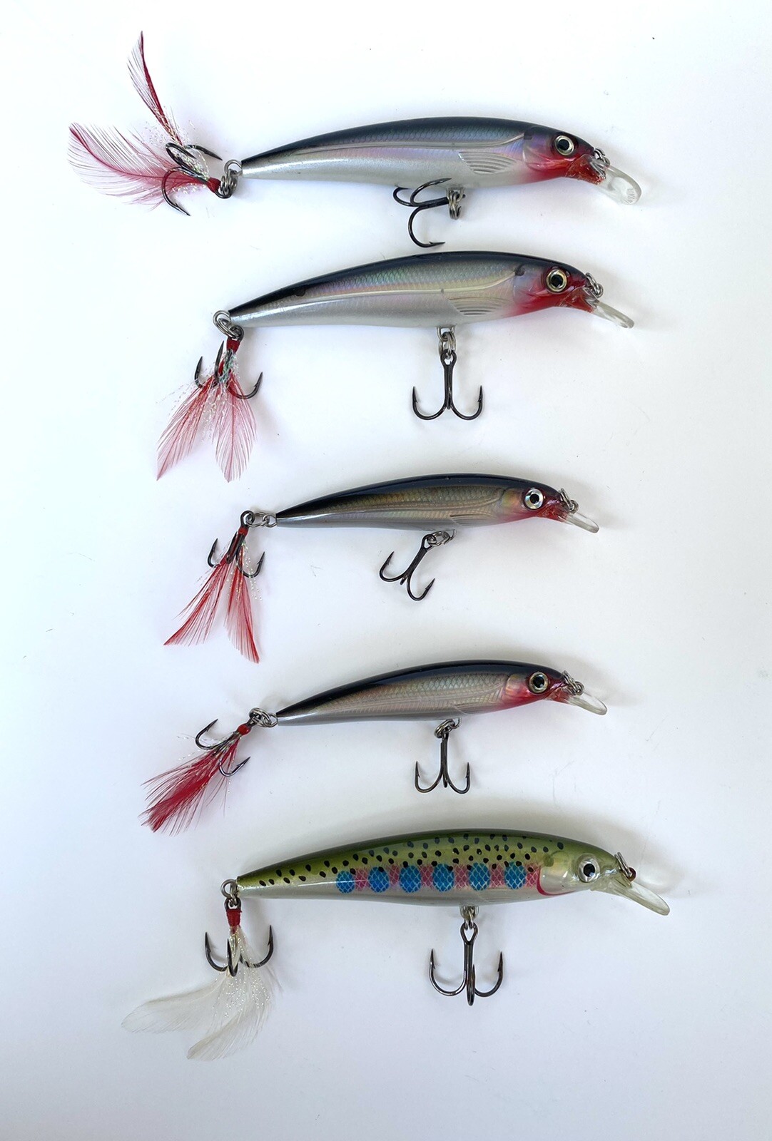 RAPALA LURES X-Rap Fishing Lure Lot of 5 • Assorted Sizes & Colors | eBay