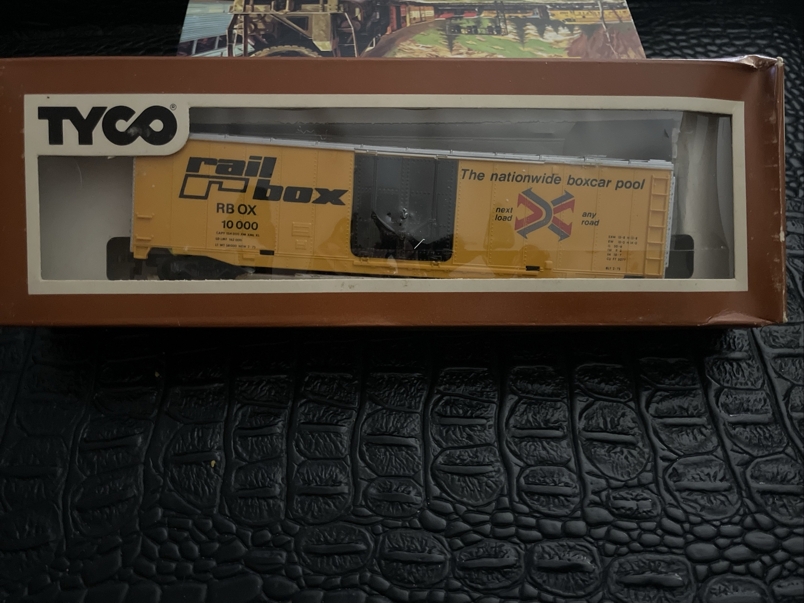 Tyco Rail R Box RB OX 10000 HO Scale Toy Collector Railroad Train Box ...