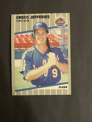 GREGG JEFFERIES 1989 Fleer #38 Rookie RC New York Mets FREE SHIPPING | eBay