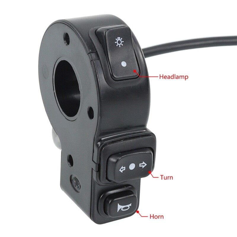 Handlebar Switch Control Switch Motorcycle Handlebar Mount Switch with ...