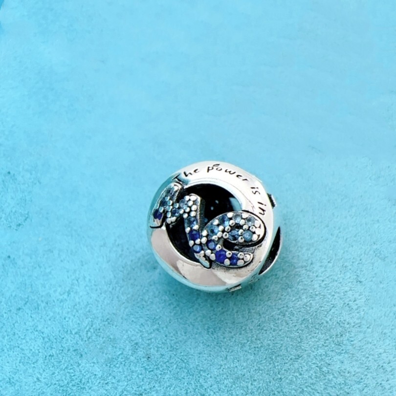 Authentic Pandora 925 Sterling Silver Charm Bead 'We can do anything ...