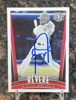 2017 Honus Bonus Fantasy Baseball Game Ben Revere #88 Signed ...