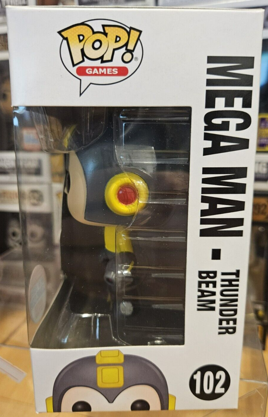 Funko Pop! Games - MEGAMAN - THUNDER BEAM- 2016 NYCC - #102 +Free ...