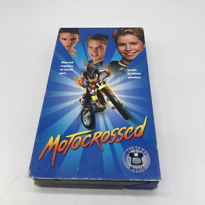 Motocrossed (2002) VHS Tape Blue Variant Disney Channel Original Movie ...