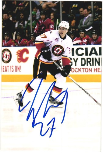 Derek Grant Autographed 4x6 Color Photo Stockton Heat #27 | eBay