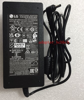 New Original LG 19V 3.42A AC Adapter for LG Gram UltraPC 16U70R-N ...