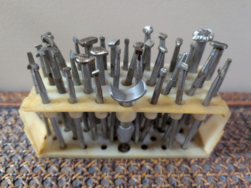 Vintage Leather Stamping Stamps Carving Tools Set Craftool Co? #3 | eBay