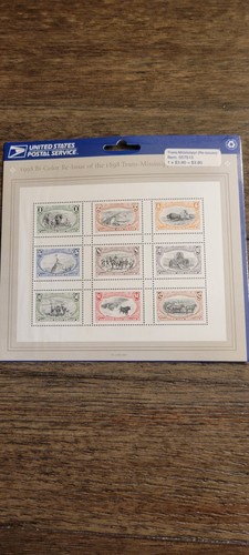 1998 Bi-color Re-Issue of the 1898 Trans Mississippi Stamp Designs ...