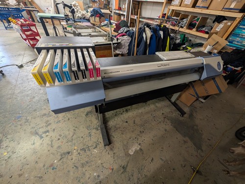 ROLAND VS-540i 54" Printer-Cutter with BRAND NEW INK CARTRIDGE SET | eBay