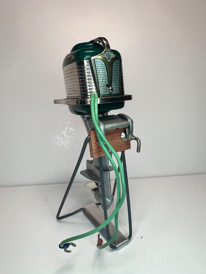 K&O Mercury 1955 40HP Mark 55 Metal toy outboard motor Works!! | eBay