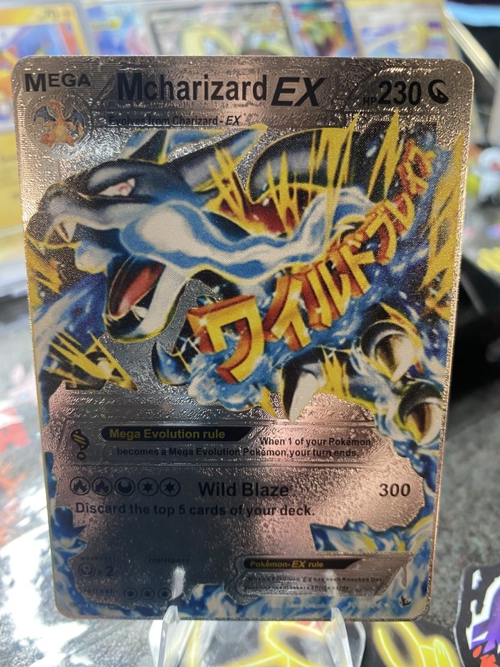 Pokemon Silver Fan Art Mcharizard EX | eBay UK