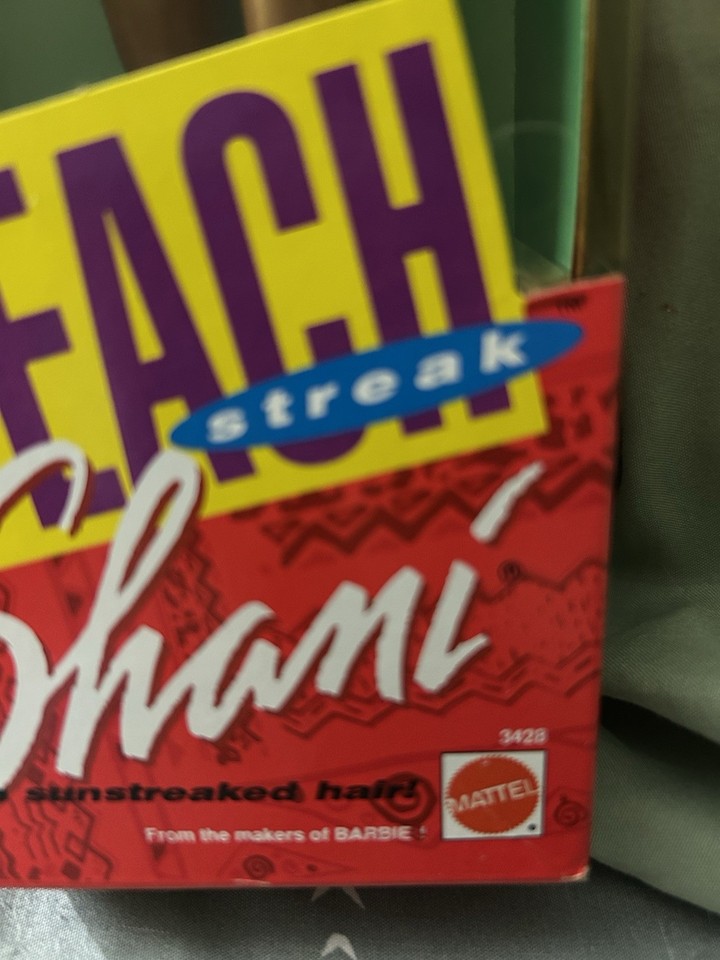 Mattel 3428 Shani Beach Streak African American Barbie 1992 | eBay