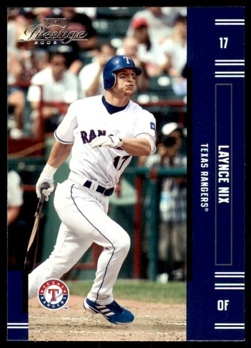 2005 Playoff Prestige Laynce Nix Baseball Cards #62 | eBay