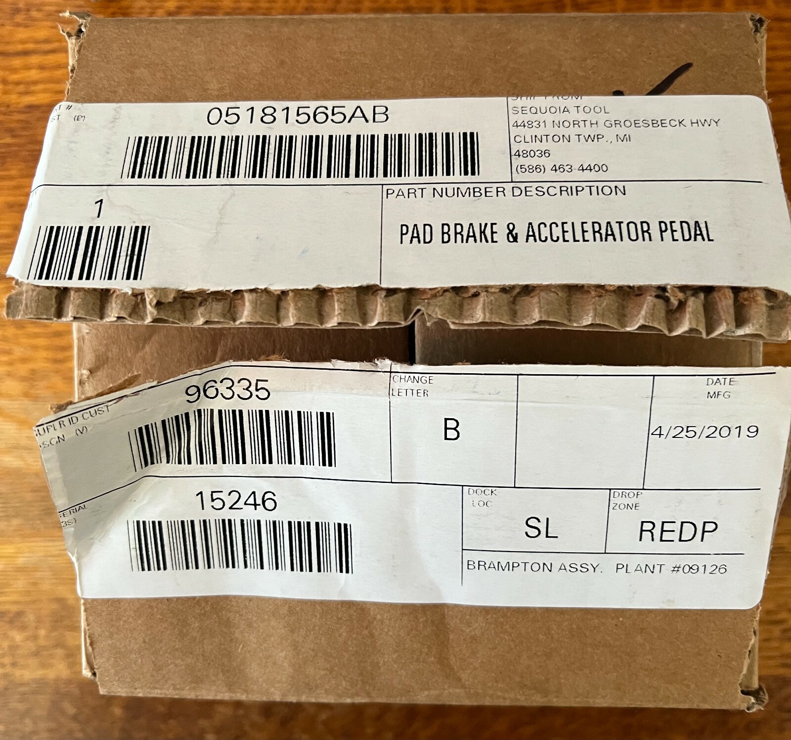 New MOPAR Pad Brake & Accelerator 05181565AB Dodge Challenger | eBay