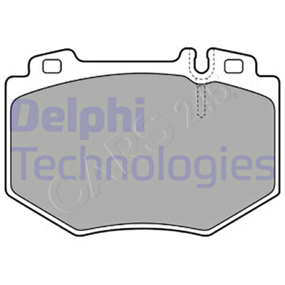 DELPHI Disc Brake Pad Set For MERCEDES W220 98-05 0044200620 | eBay