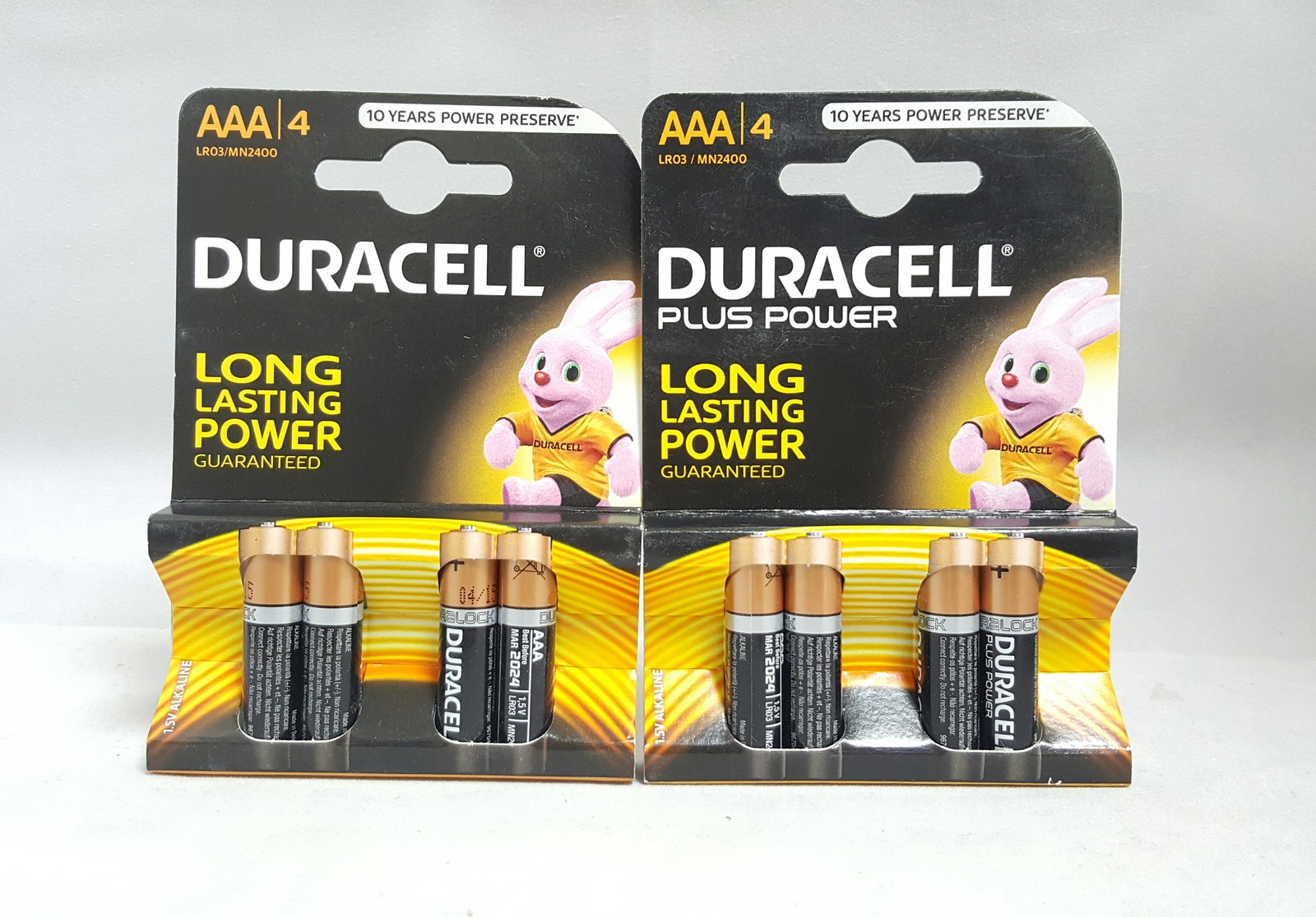 Duracell MN2400 Plus Power AAA Size 8 Batteries - 2 x 4 Pack - LR03 ...