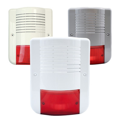 AVS konventionelle Grenzwert Außensirene Signalgeber Alarmsirene Blitz ...
