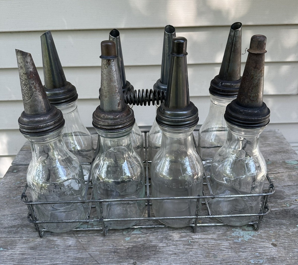 Glass Motor Oil Bottle Pin On Vintage Games And Collectibles