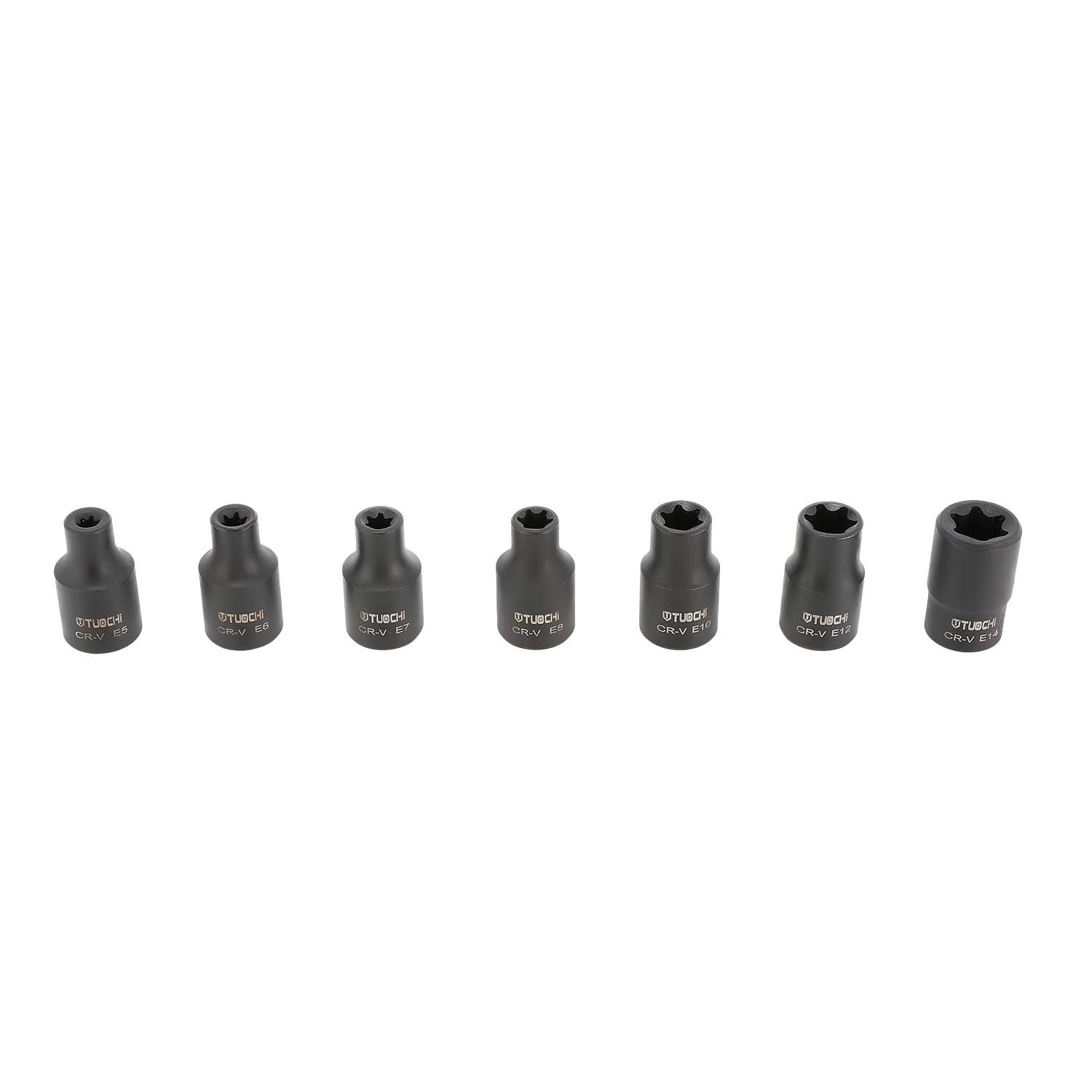17PC E-TORX IMPACT EXTERNAL E TORX Sockets E-TYPE Female Torx IMPACT ...