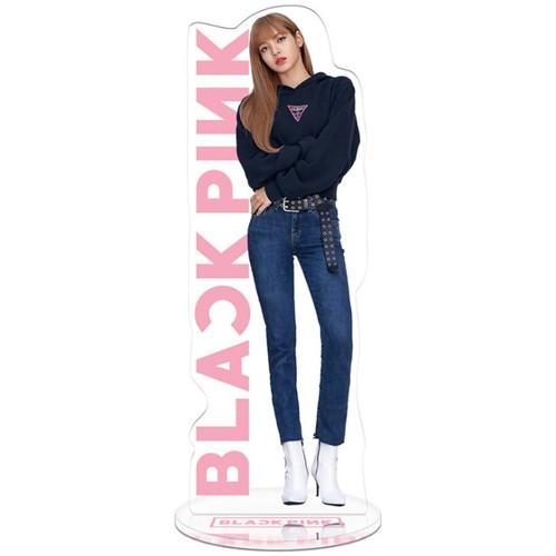 Kpop BP Bpink Acrylic Figure Doll LISA JENNIE Standee Action Desktop ...