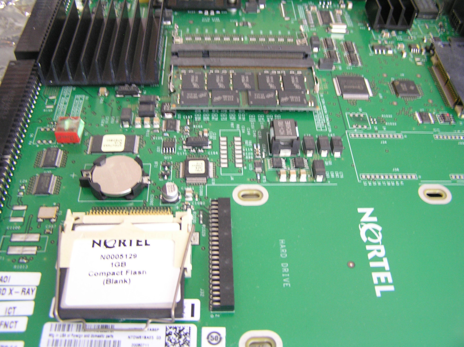 NORTEL MERIDIAN CP-PM CARD CS1000M NTDW61BAE5 RLSE 03 W/ 1GB RAM | eBay UK