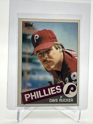 1985 Topps Traded Dave Rucker Baseball Card #98T NM-MT FREE SHIPPING | eBay