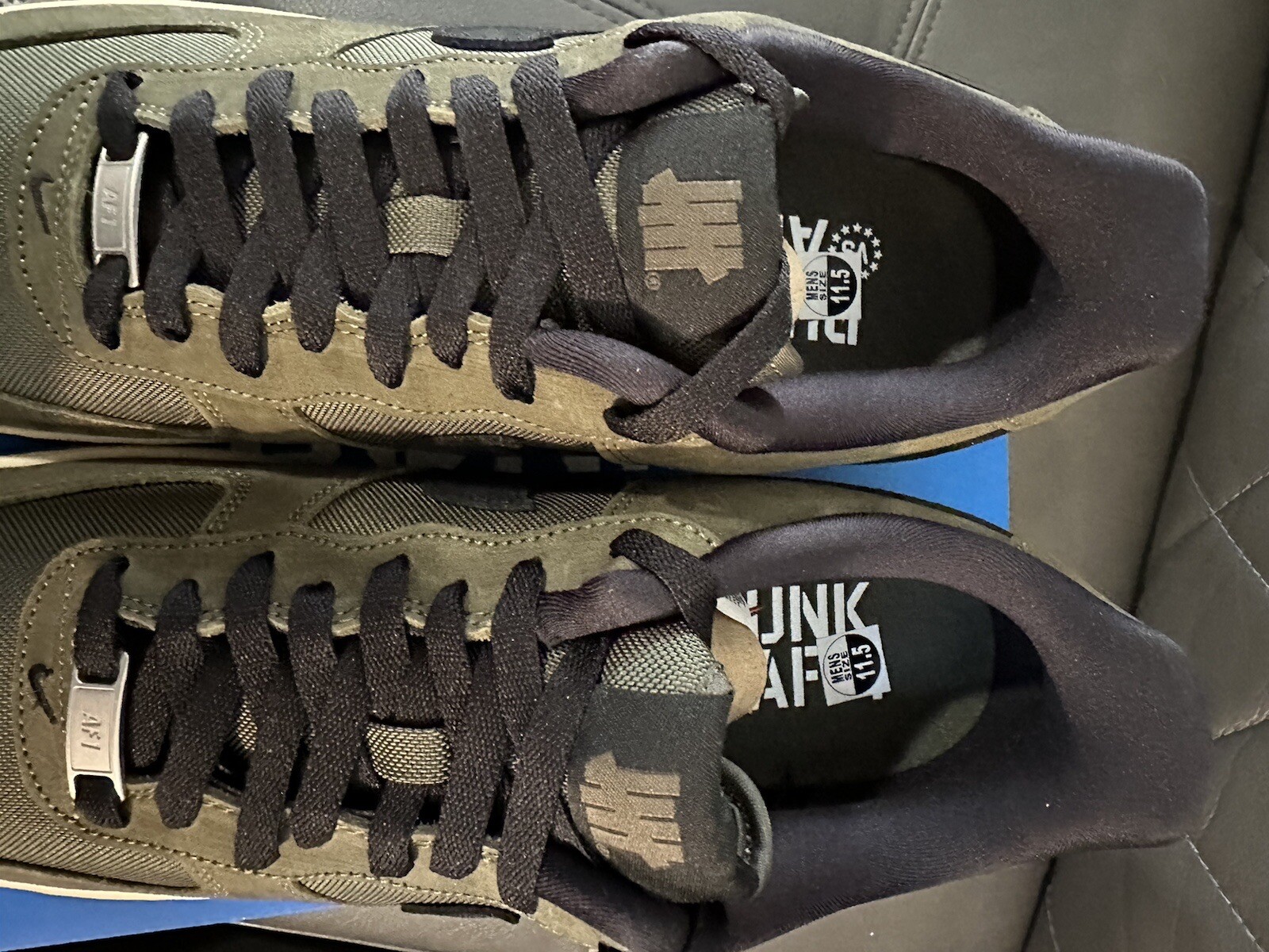 Size 11.5 - Nike Air Force 1 Low x Undefeated Ballistic AF1 vs Dunk ...