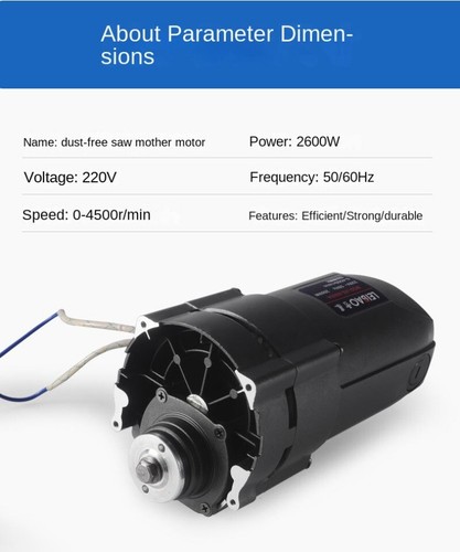 10 Inch Clean Saw Motor Multi-function Folding Precision Push Table Saw ...