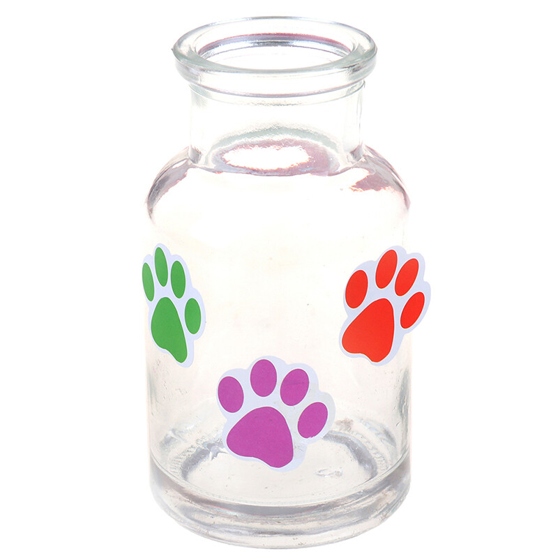 500pcs Colorful Paw Print Stickers Dog cat Paw Labels Stickers reward ...