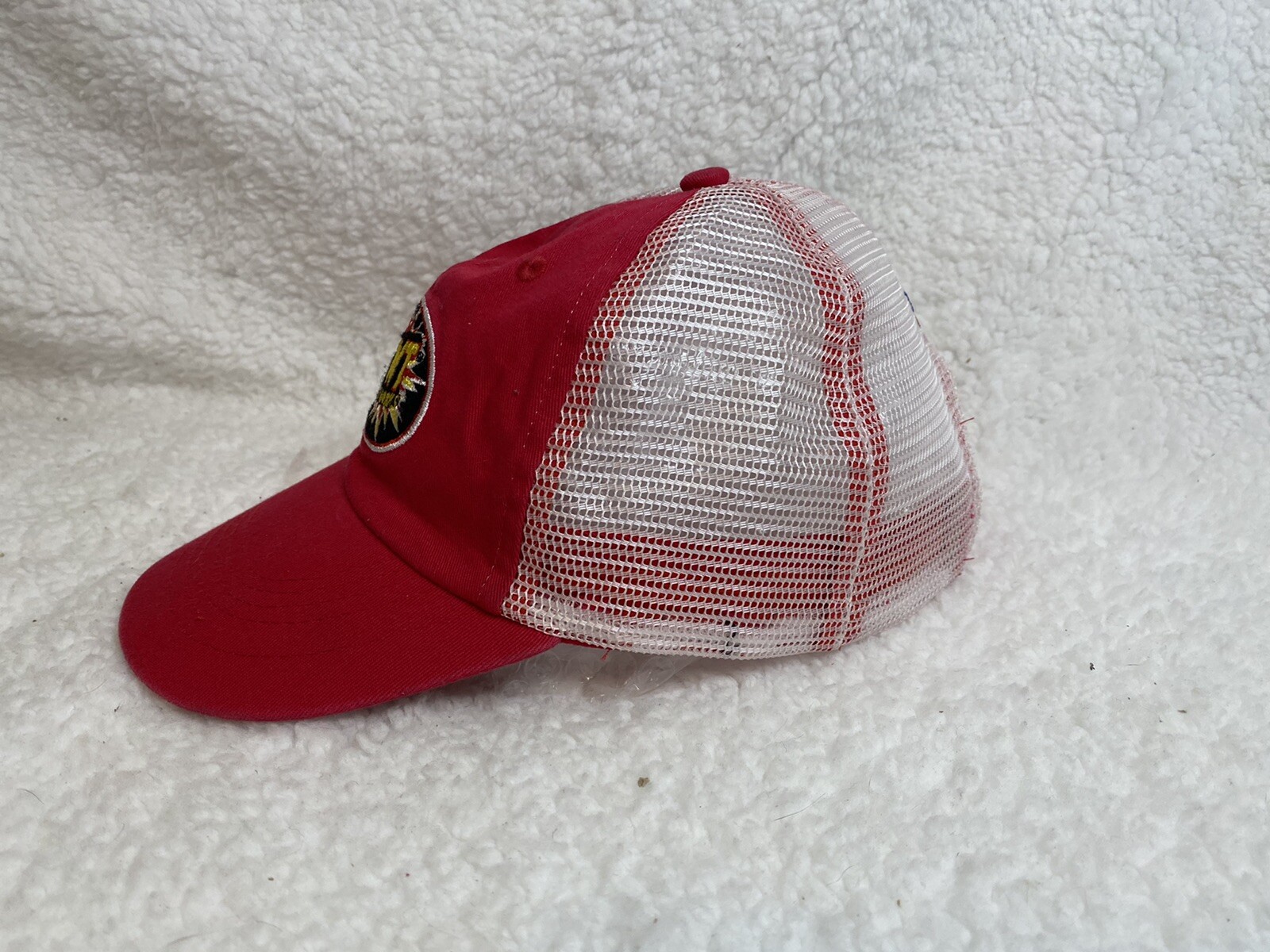 TNT Fireworks Hat USA Flag Cap Logo 4th July Mesh Tru… - Gem