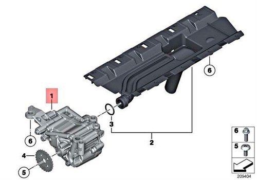 For BMW Genuine Engine Oil Pump 11417573747 | eBay