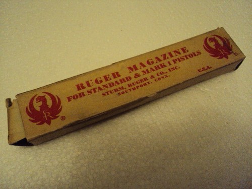 Vintage Ruger Magazine FOR Standard & Mark 1 Pistols Box Only No ...