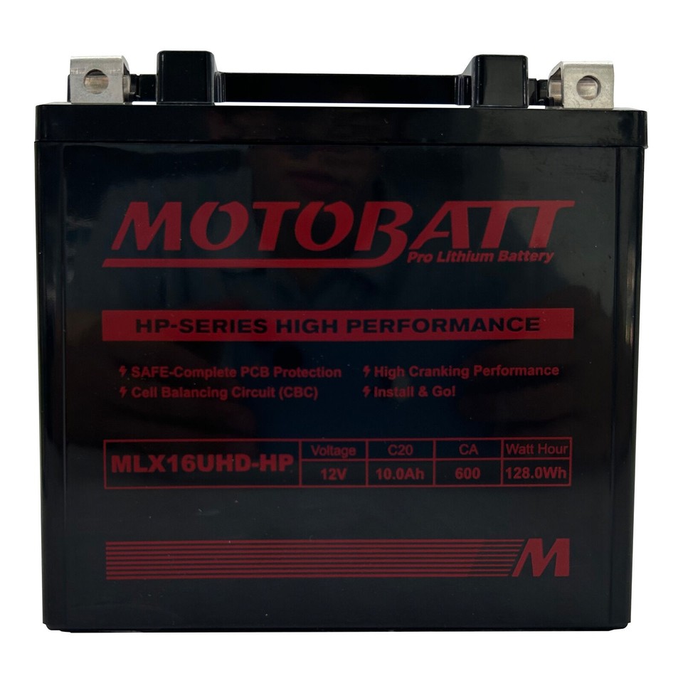 BMW K1300R 2008-2017 Motobatt Lithium 12V Battery High Performance ...