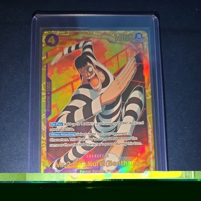One Piece Mr.2.Bon.Kurei (Bentham) EB01-061 Memorial Collection SEC ...
