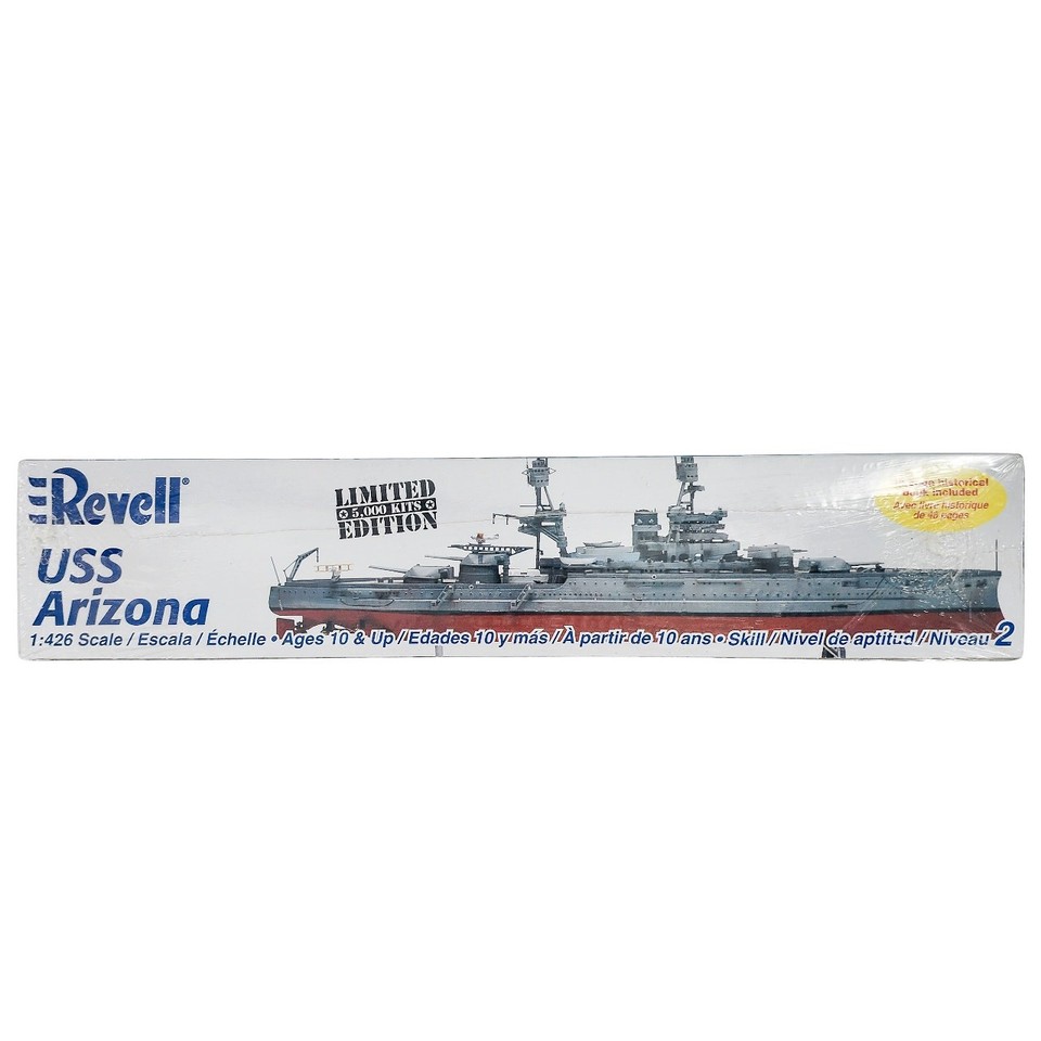 USS Arizona Battleship Model Kit Limited Edition Revell with Historical ...