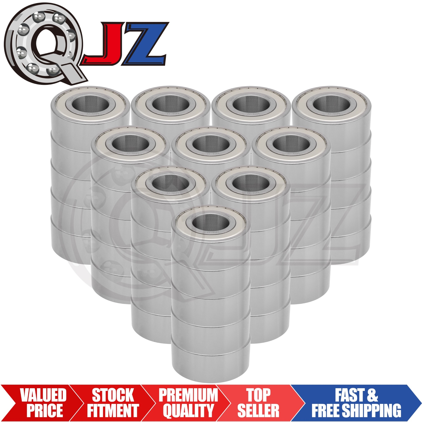 [Qty.50] 5310-ZZ Angular Contact Ball Bearing [50mm Bore x 110mm OD x ...