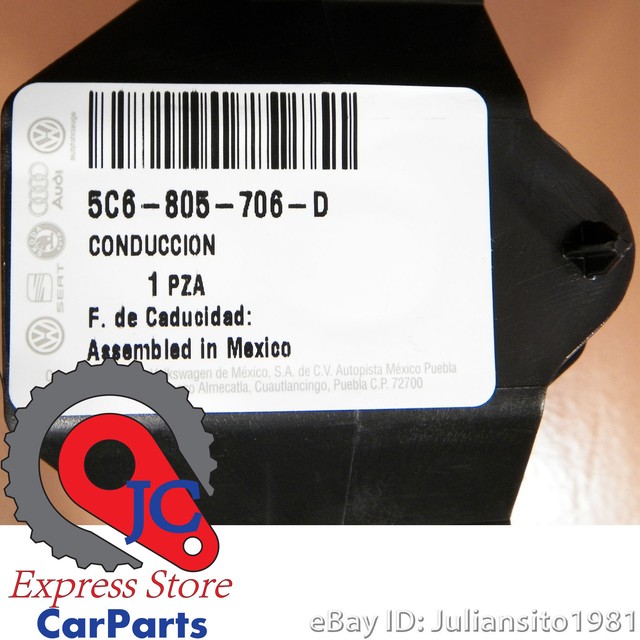 Volkswagen 5C6805706D Genuine OEM Factory Original Upper Support for ...