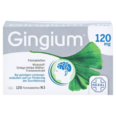 GINGIUM 120 mg 120 Filmtabletten, PZN 14171188 4150141711887 | eBay.de