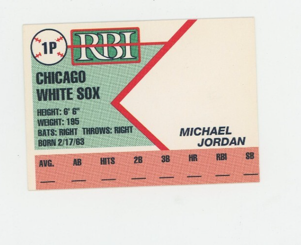 Michael Jordan RARE 1991 RBI Magazine 1P Prototype Rookie ⚾Mint | eBay