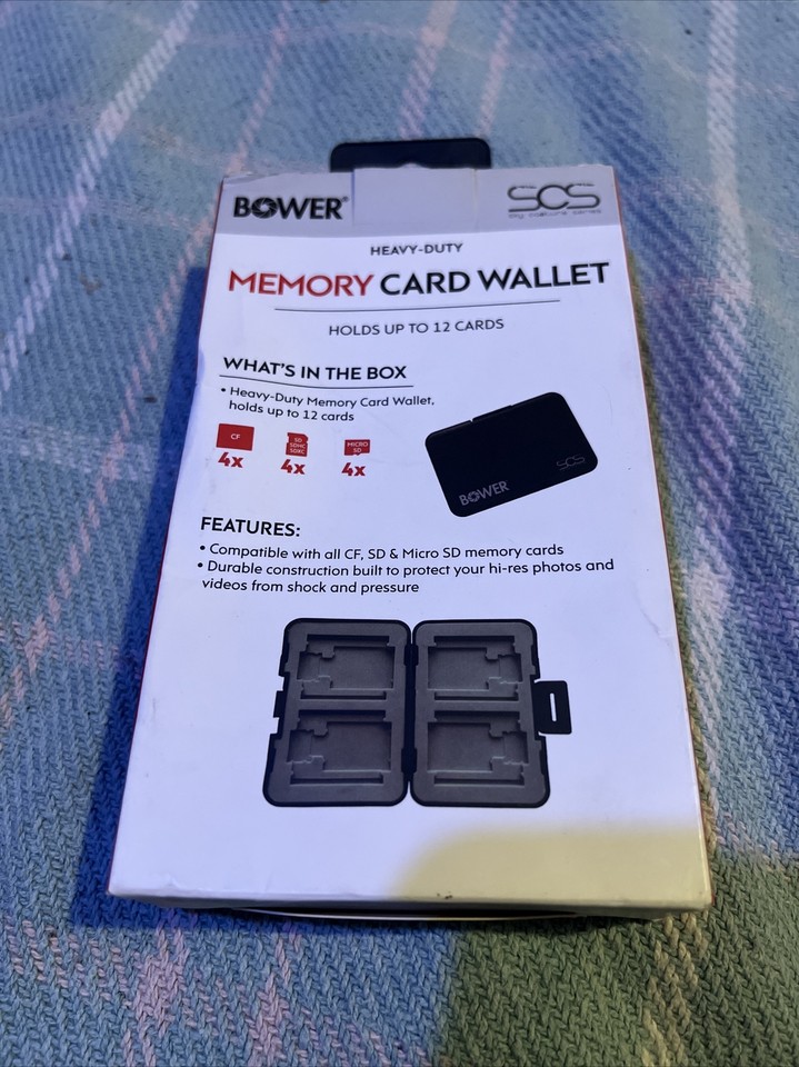 Bower Heavy-Duty Memory Card Hardcase Card Wallet | eBay
