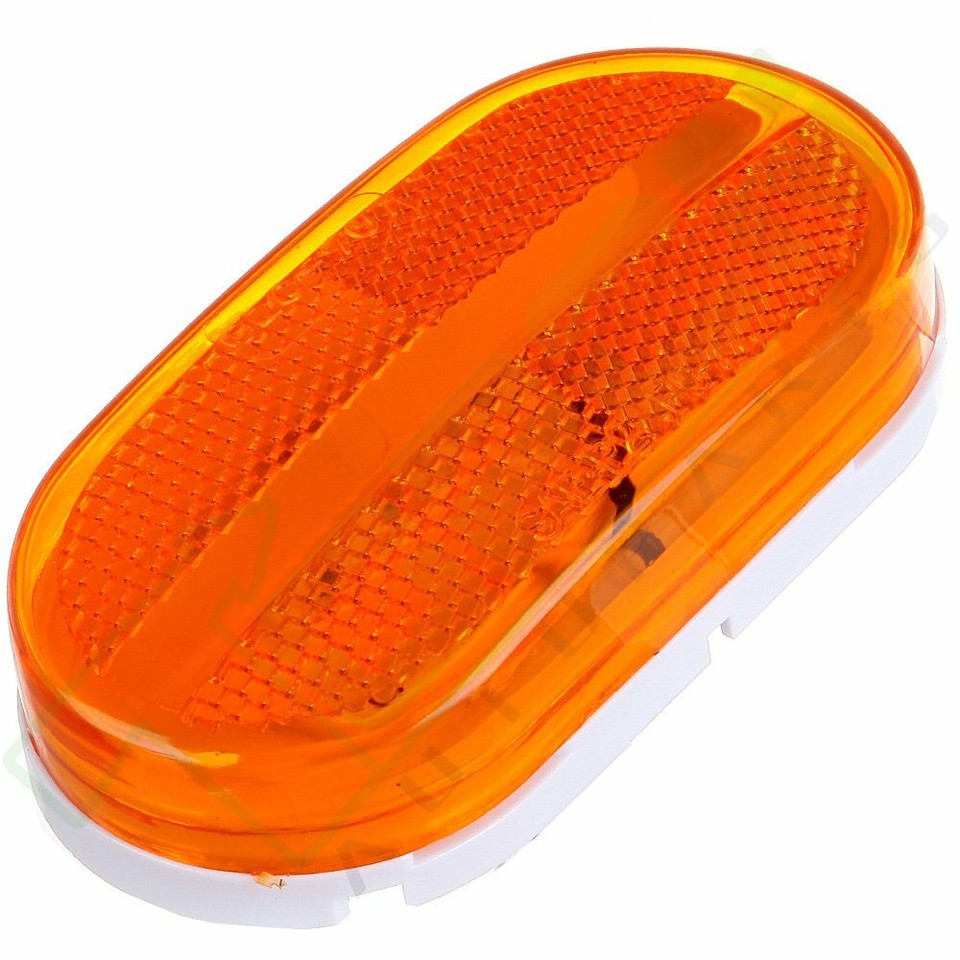 2Pair Amber Lens Amber Led Light Truck Trailer Side Fender Marker ...