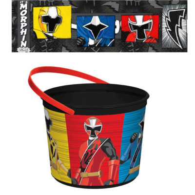 Power Rangers Ninja Steel Morph Loot Favour Bucket Boy Birthday Party ...