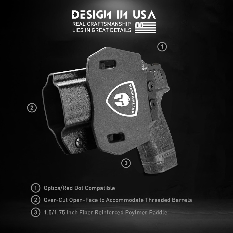 OWB Holster Optics Cut: Springfield Armory Hellcat Pro&Hellcat Pro OSP ...