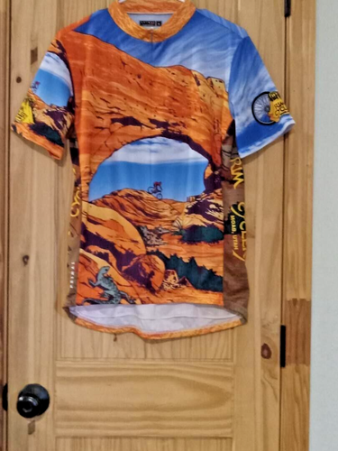 Primal Cycling World Famous City Cycle Moab Utah Men's Jersey Size L | eBay