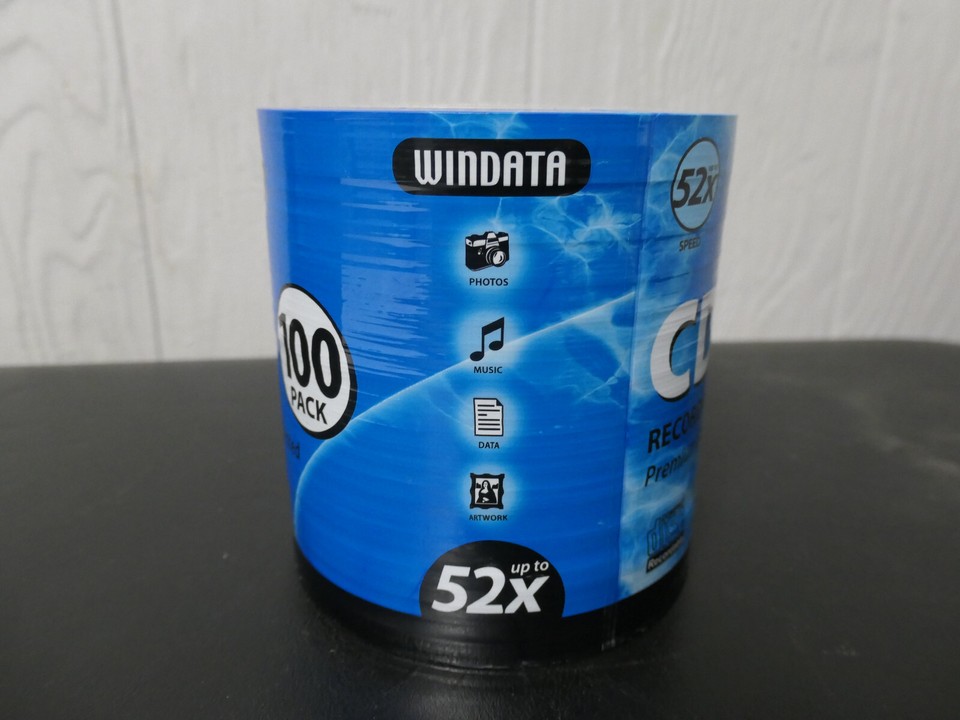 Windata DVD-R DVD Recordable 52x Disks 100 Pack 80mins | eBay