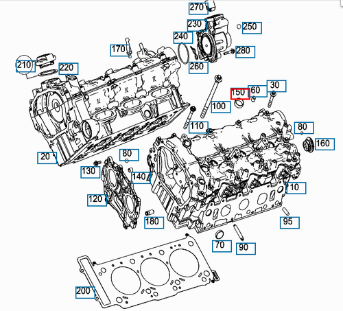 MERCEDES-BENZ E W212 Fuel Injector Seal A2760160021 NEW GENUINE | eBay